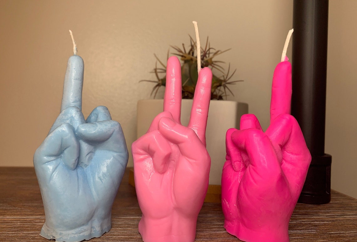 Peace Sign Candle | Etsy