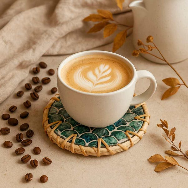 Rattan Coasters - Etsy UK