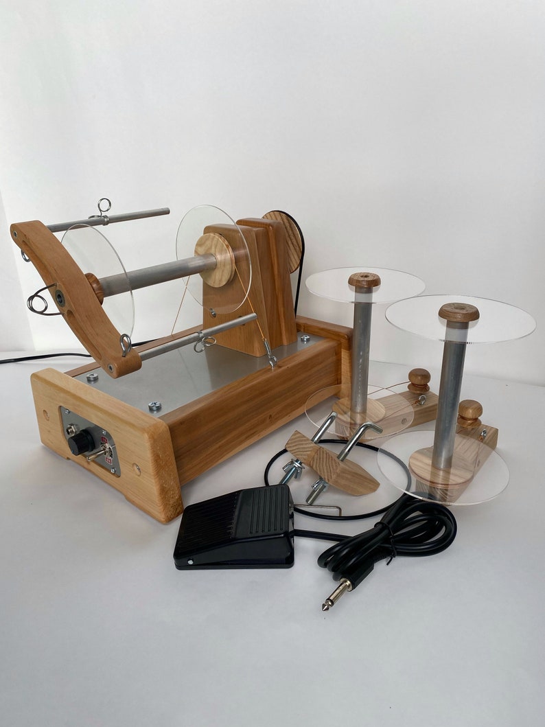 Electronic Spinning Wheel: UNCLE KOLYA E-spinner With Foot Pedal - Etsy