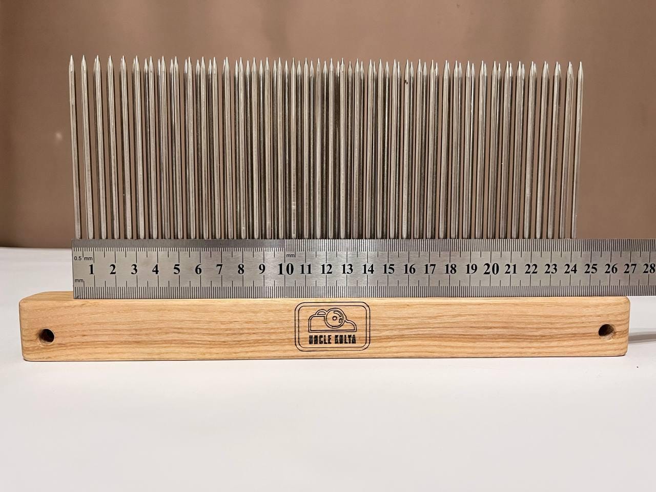 Handmade Wooden Hackle & Comb Kit: Fiber Prep for Spinning, Felting ...