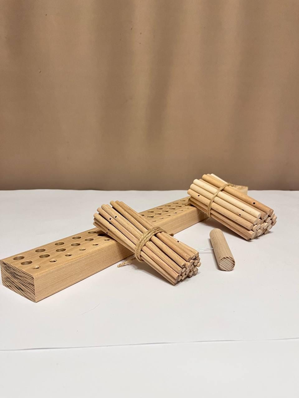 Peg Loom for Weaving | Wooden Base With Pegs for Rugs, Blankets ...