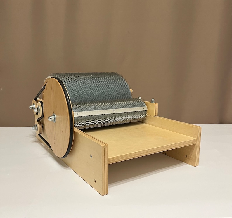Wide Drum Carder Uncle Kolya 72 TPI for Processing Wool Carding and ...