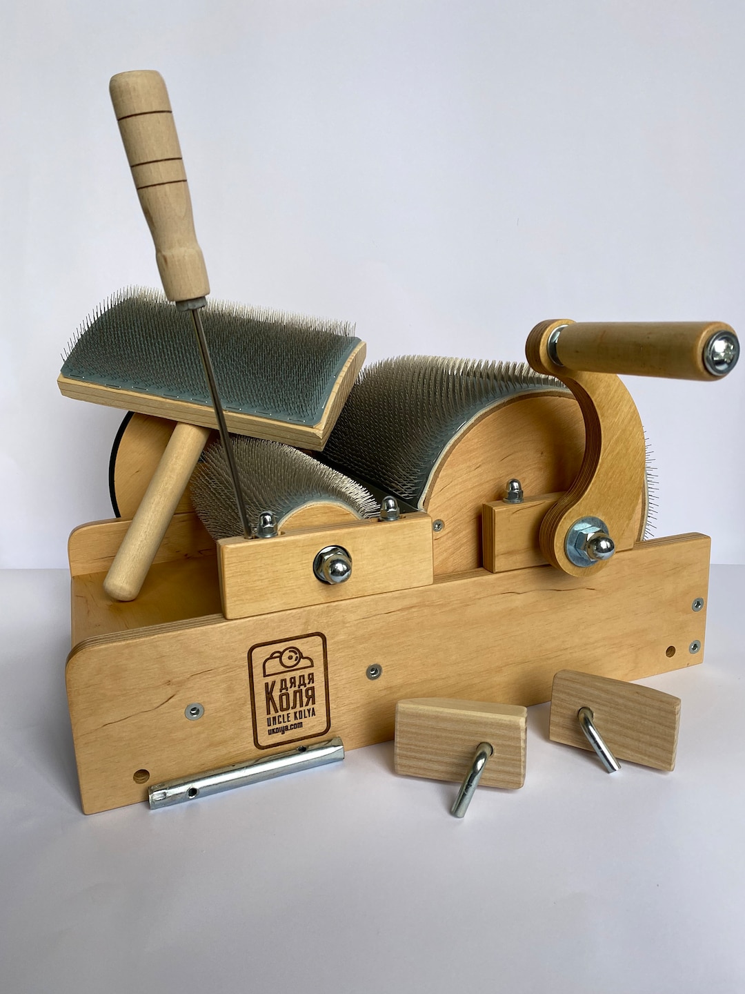 Mini Drum Carding Machine 72 TPI Carding Machine Wool Carder Rotating ...