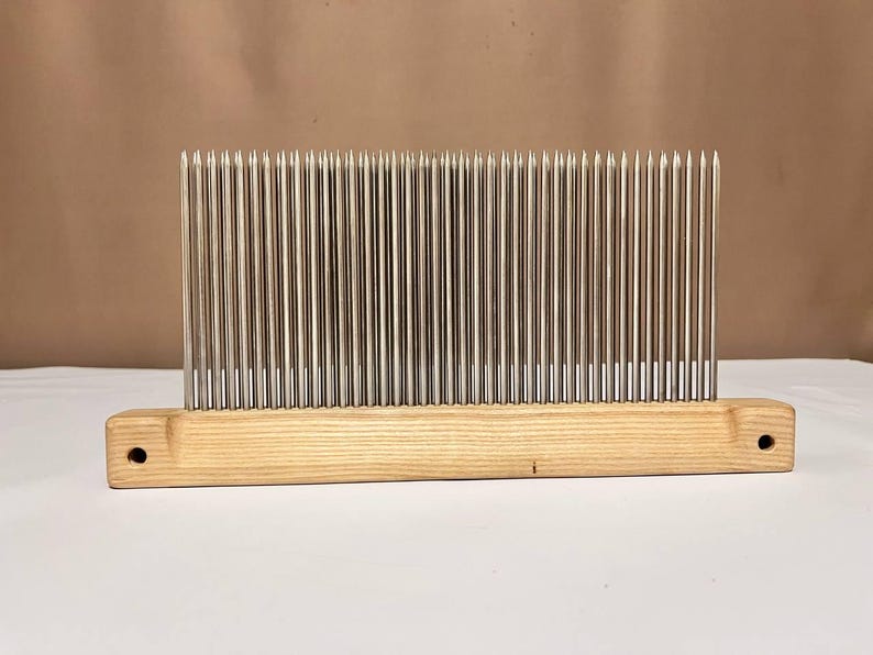 Handmade Wooden Hackle & Comb Kit: Fiber Prep for Spinning, Felting ...