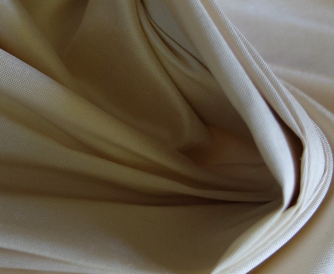 Pure Cream/champagne Colour Silk Dupion/shantung Fabric - Etsy