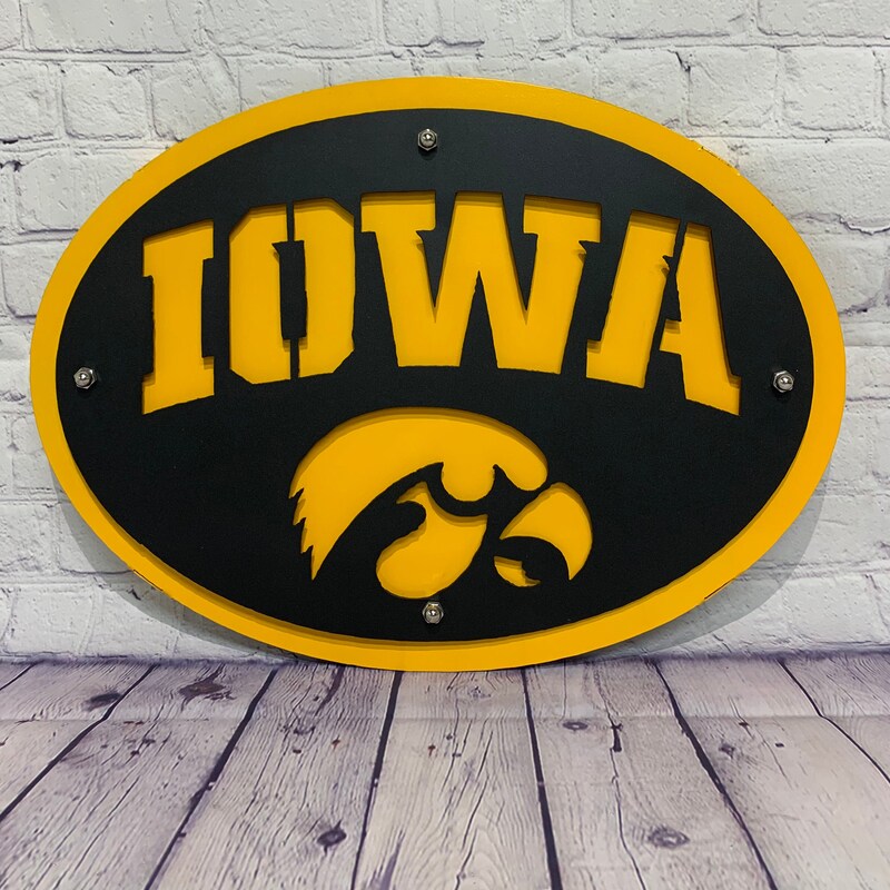 Iowa Hawkeye Sign - Etsy