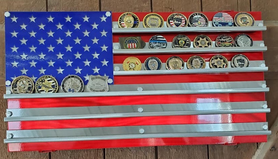 Challenge Coin Flag - Etsy