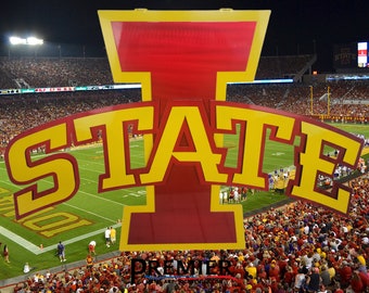 Vintage Iowa State '78'83 Logo Metal Art | Etsy