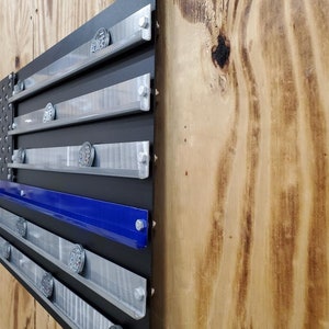 Thin Blue Line Challenge Coin Flag - Etsy