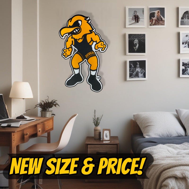Iowa Hawkeye Decor - Etsy