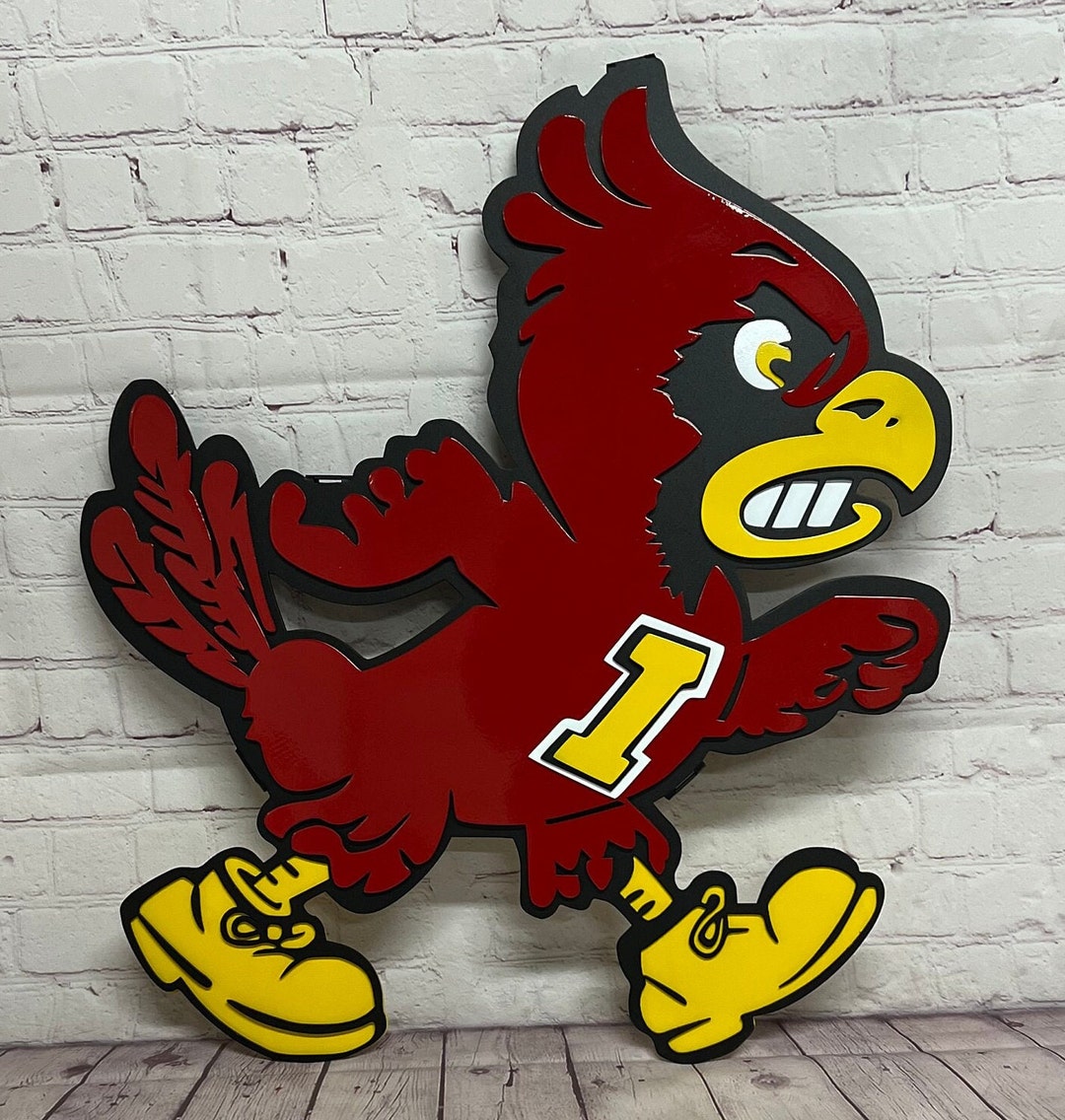 Vintage Iowa State '78'83 Logo Metal Art - Etsy