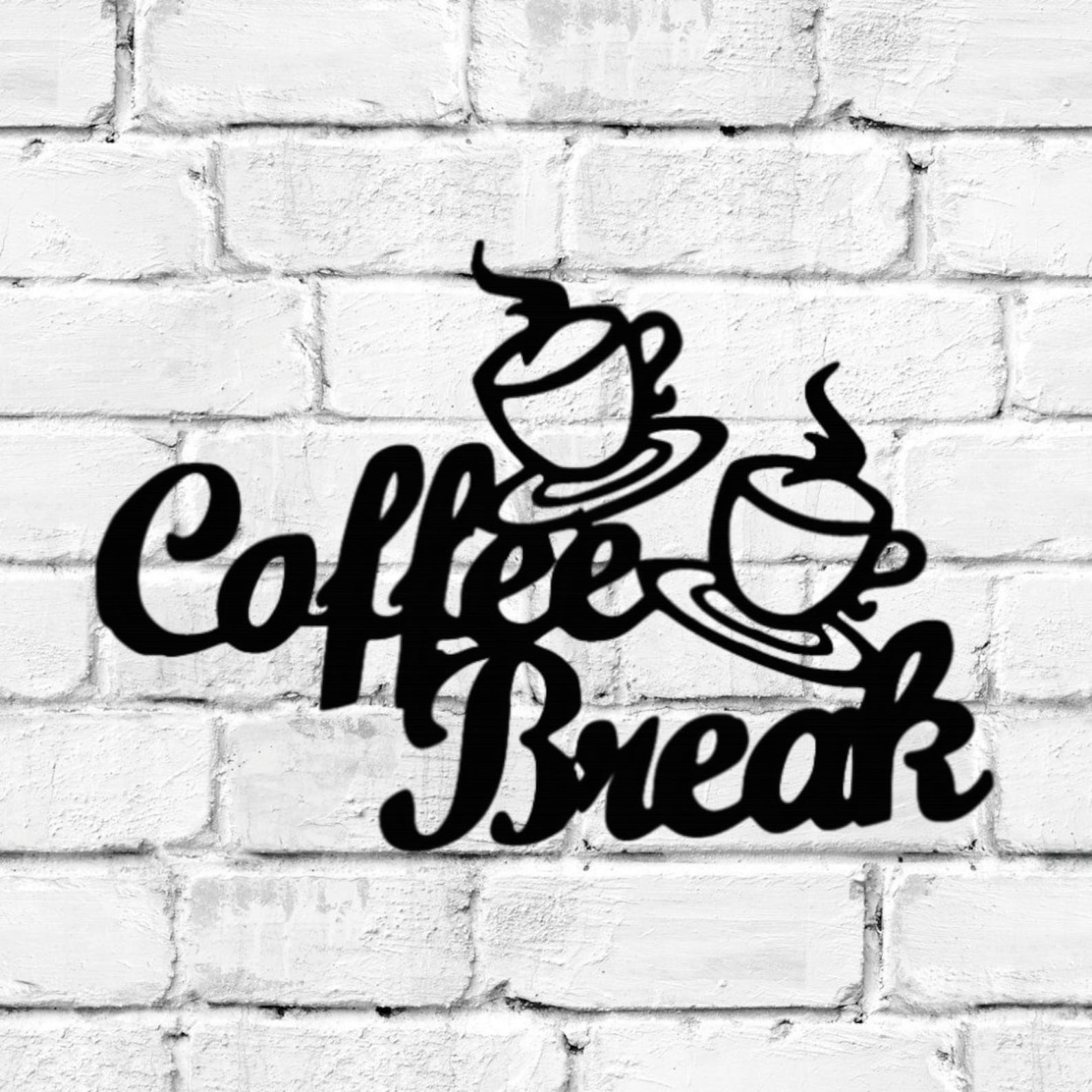 Coffee Break Metal Art Sign - Etsy UK