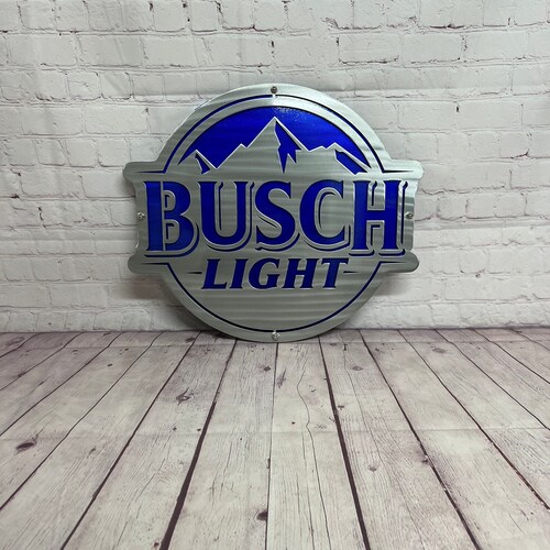 Busch Latte Metal Sign - Etsy