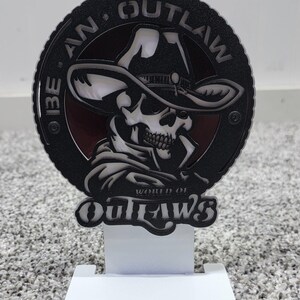 World of Outlaws Be an Outlaw Logo 1/64 Diecast Display - Etsy
