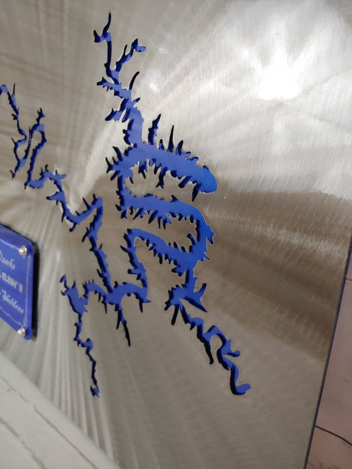 Customized Lake of the Ozarks Map Metal Art Sign. Perfect for Your ...