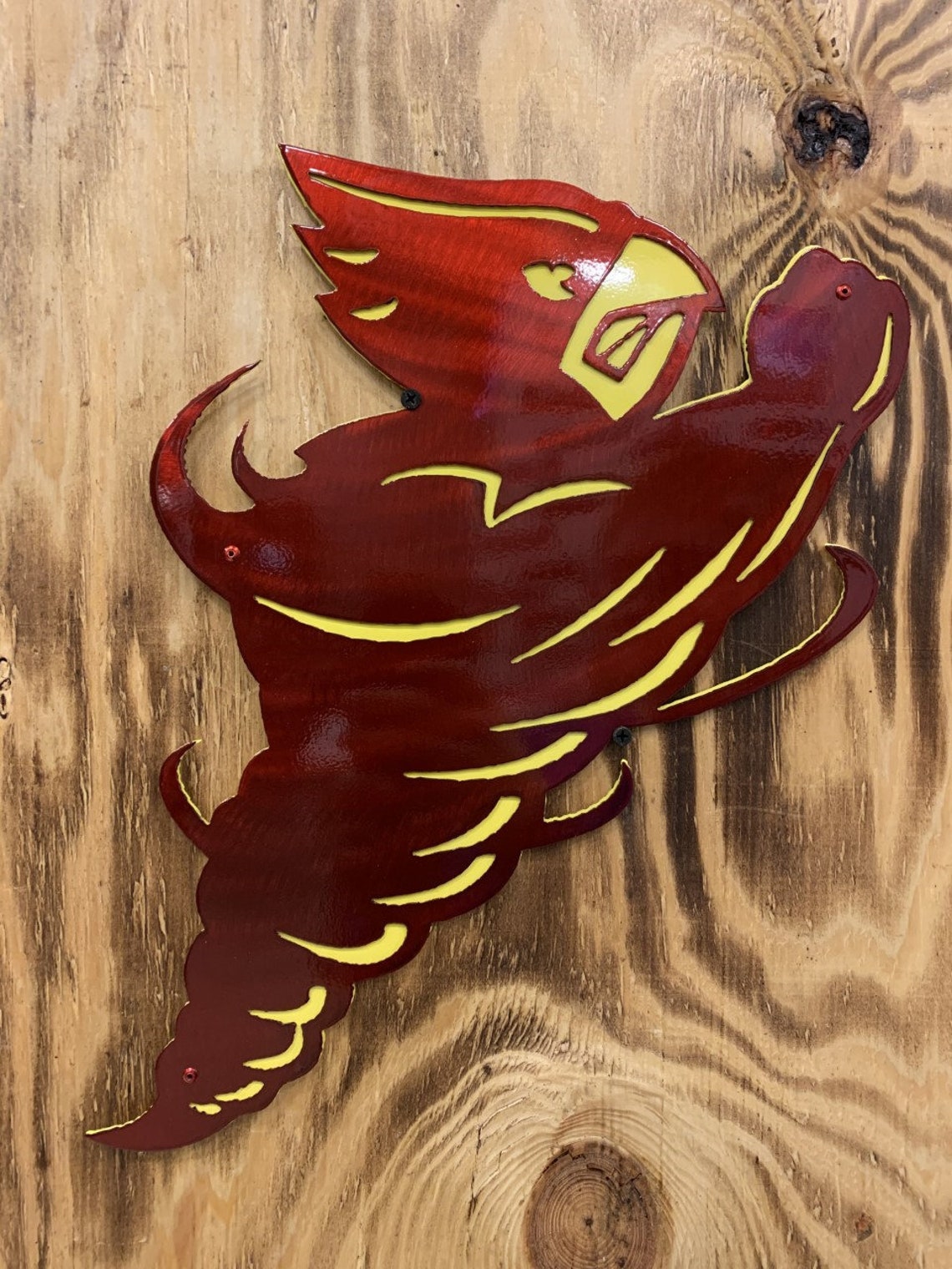 ISU CY Mascot Metal Art Sign | Etsy