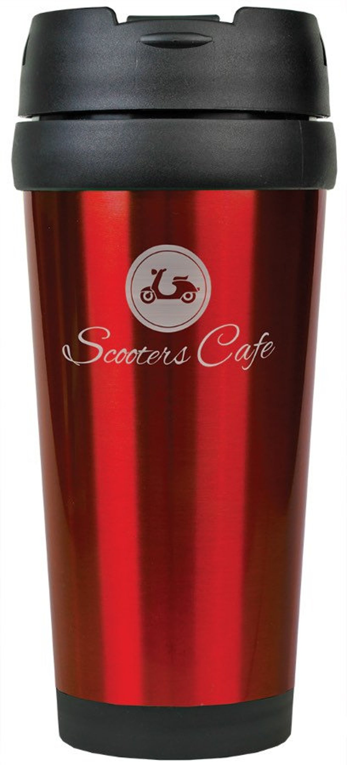 16 Oz. Black Stainless Steel Travel Mug. Great Gift OR Add - Etsy