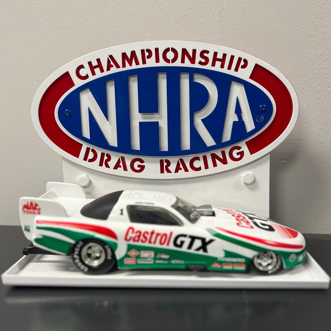 NHRA 1/24 Championship Sheet Metal Drag Racing Logo Diecast Display - Etsy