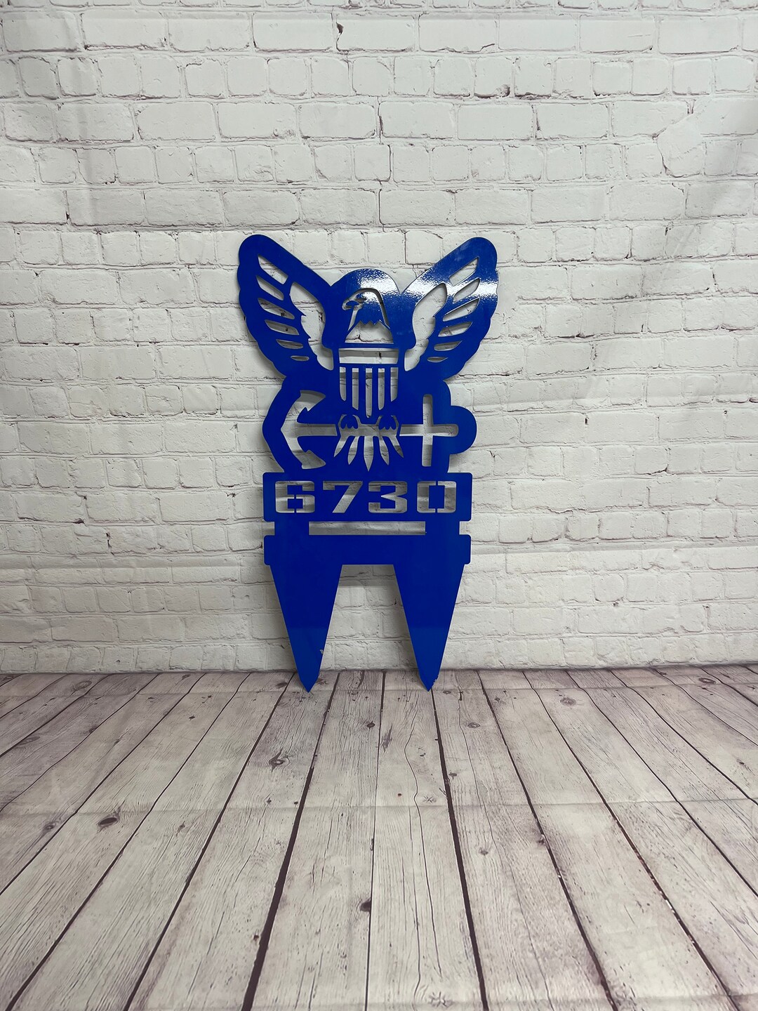 Customizable Navy Yard Sign - Etsy