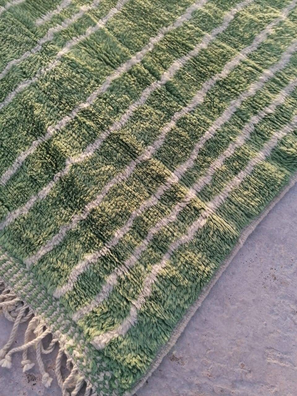 Green Moroccan Rug Authentic Moroccan Rug Berber Carpet - Etsy