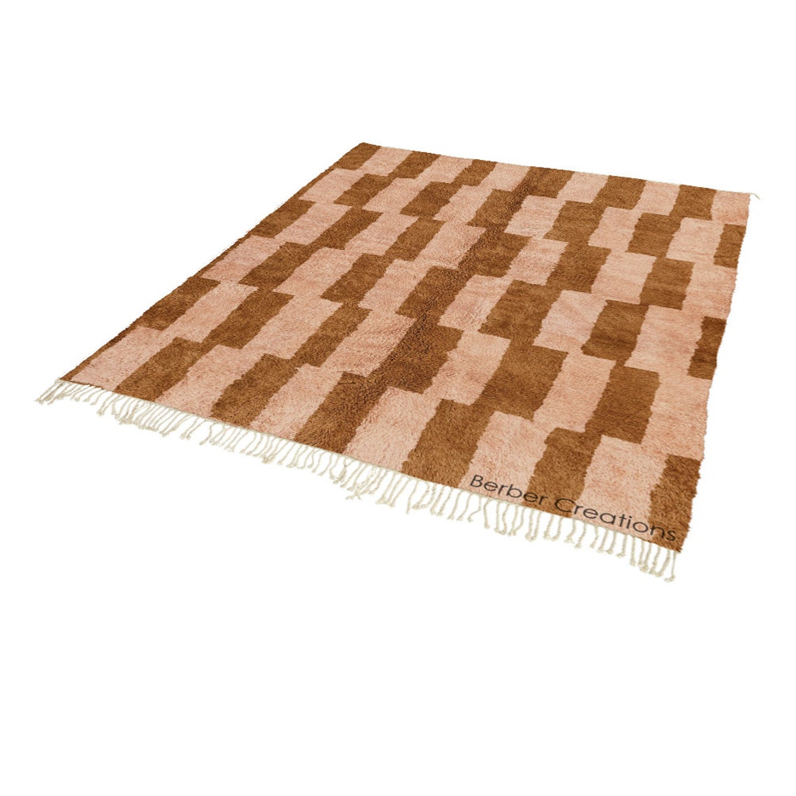 Moroccan Rug, Brown Beni Rug, Handwoven Area Rug, Beni Ourain Rug, Beni ...