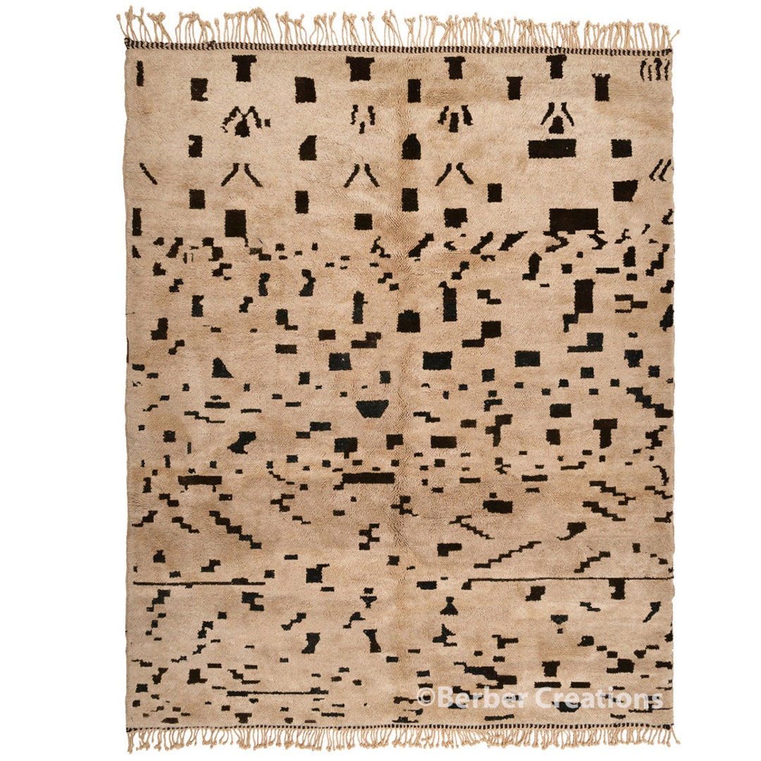 Moroccan Rug, Authentic Moroccan Rug 8x10, Berber Carpet, Genuine Wool ...