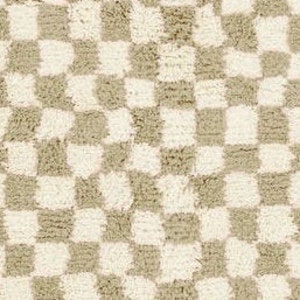 Moroccan Berber Checkered Rug, Brown and White Checkered Rug, Morrocan ...