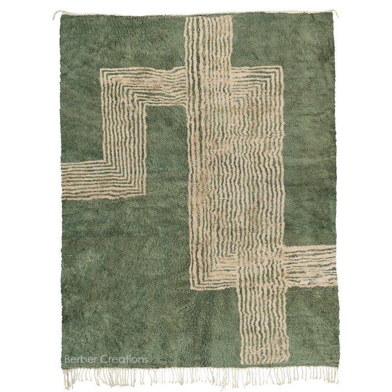 Green Moroccan Rug - Etsy