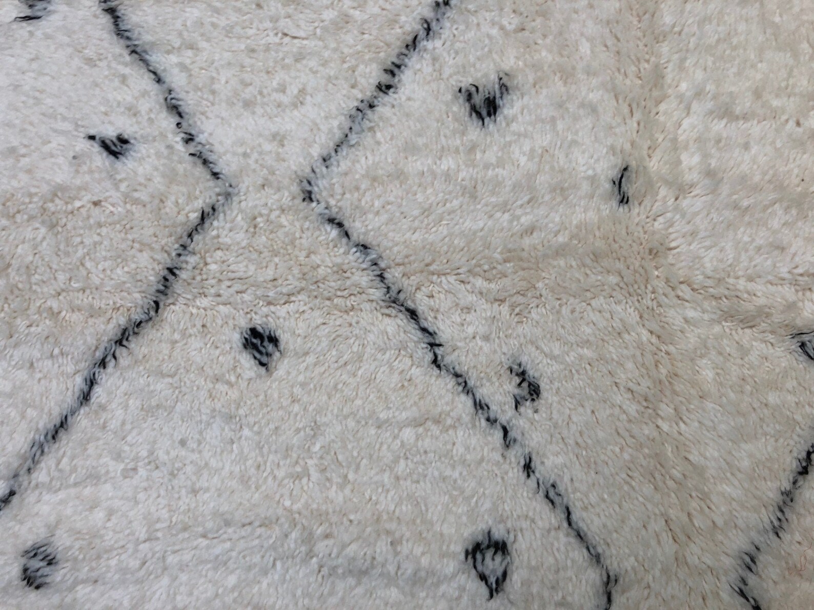 Moroccan Rug Creamy White Moroccan Wool Rug moroccan - Etsy