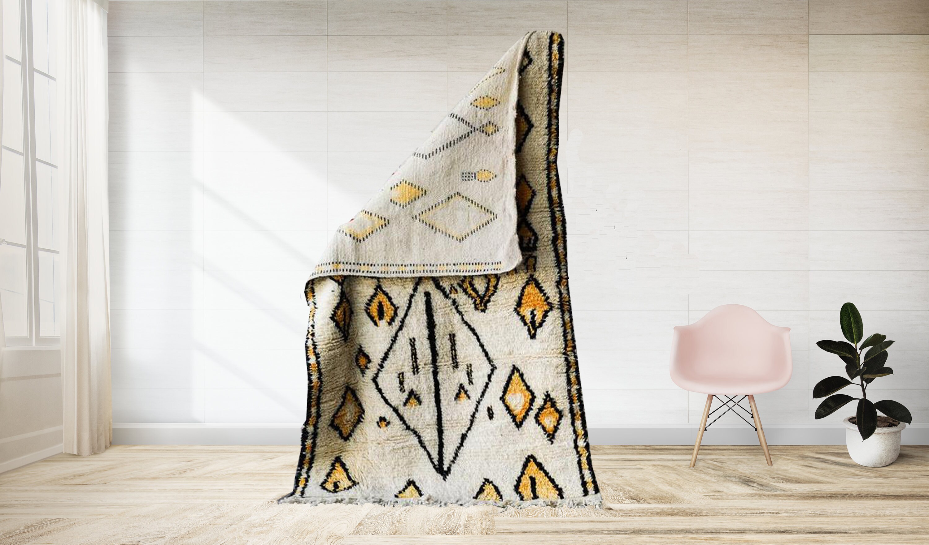 Moroccan Rug Yellow Moroccan Rug 8x10 Moroccan Rug 9x12 - Etsy