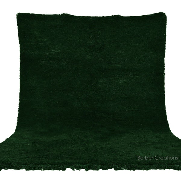 Dark Green Rug - Etsy