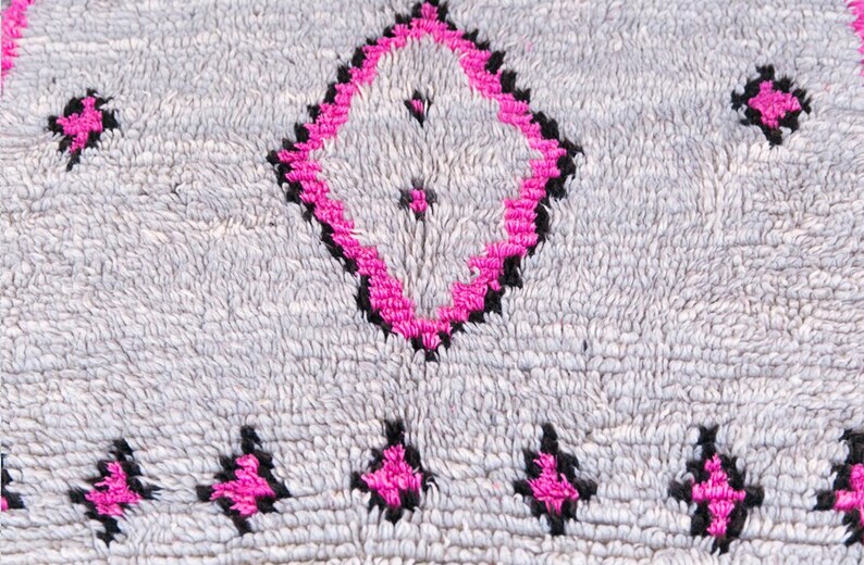 Pink Moroccan Rug Berber Area Rug Authentic Moroccan Rug - Etsy