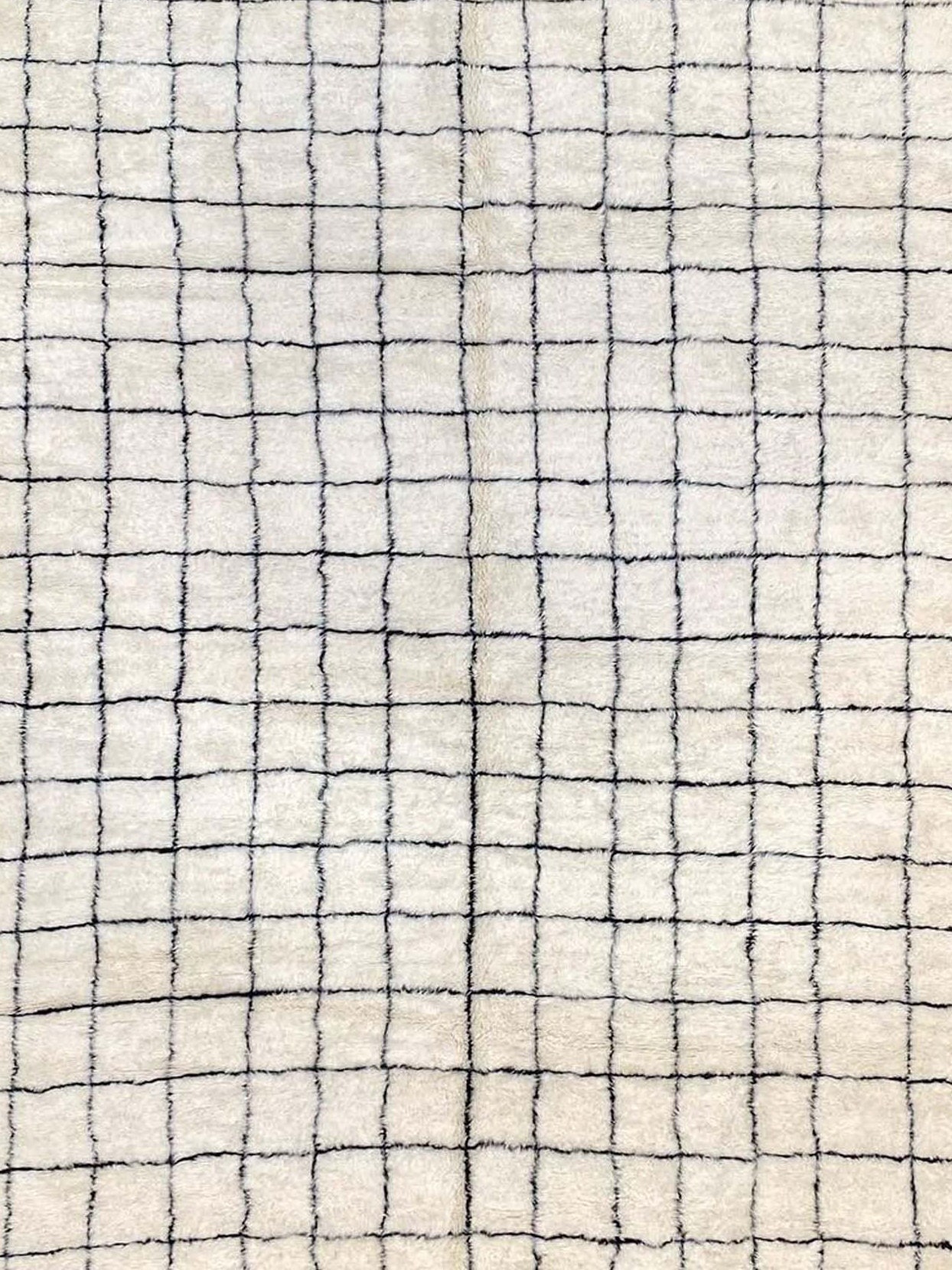 Moroccan Rug Grid Pattern Stripes Lines Black and White - Etsy