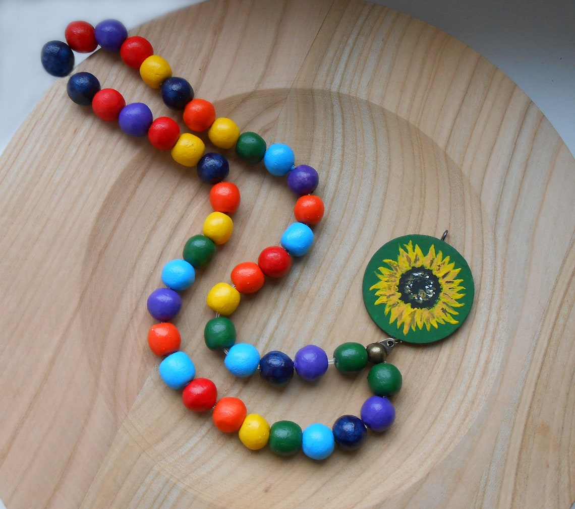Sunflower Lanyard Colorful. Hidden Disabilities. Autism - Etsy