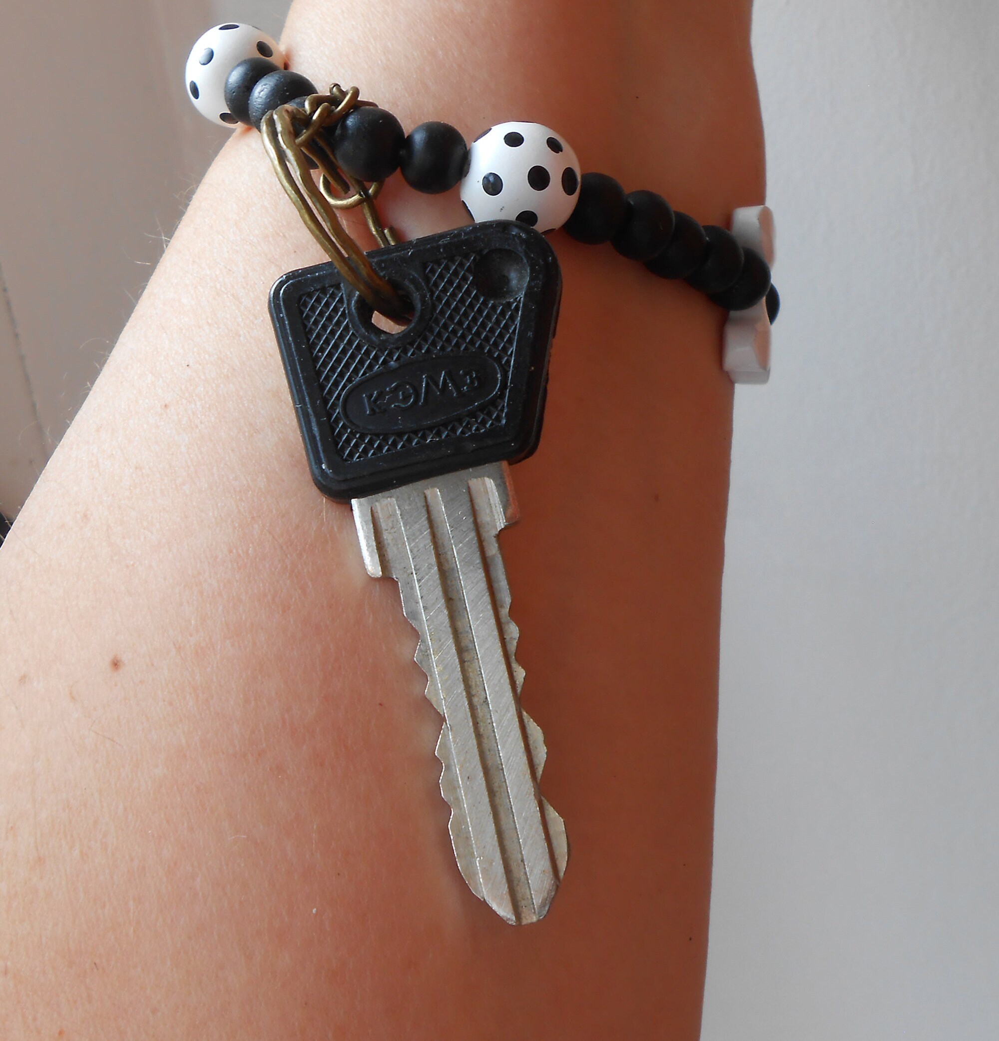 Dalmatian Key Ring Bracelet Dog Lover Keychain - Etsy