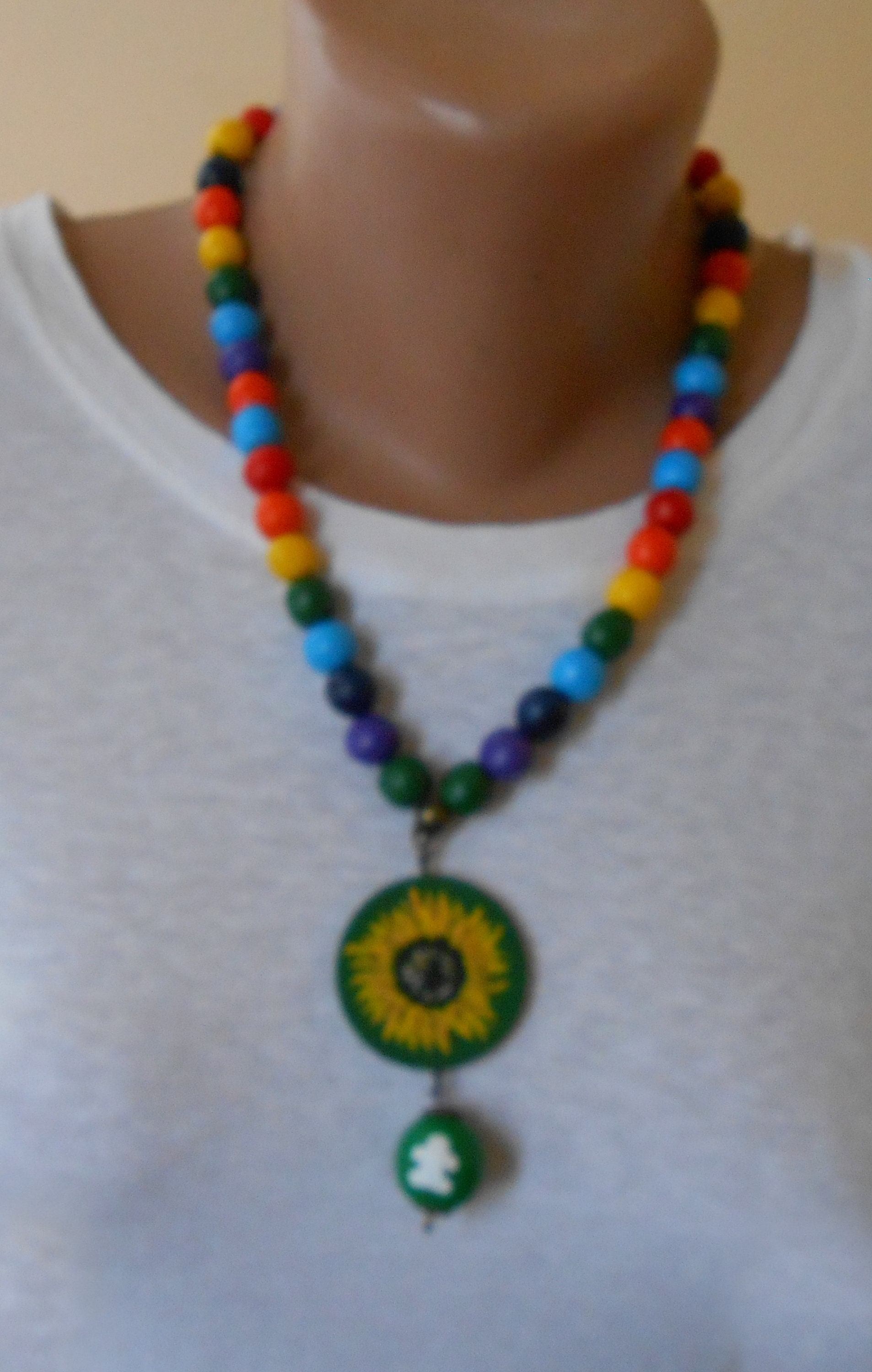 Sunflower Lanyard Colorful. Hidden Disabilities. Autism - Etsy