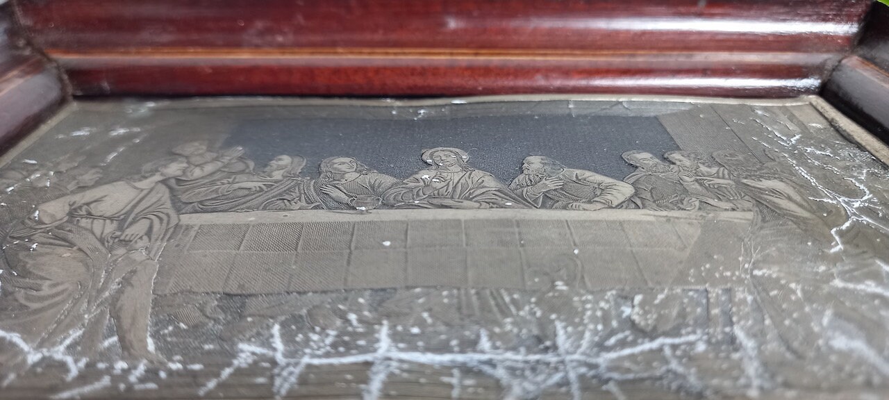 Last Supper Art Vintage Catholic Metal Art Jesus & - Etsy