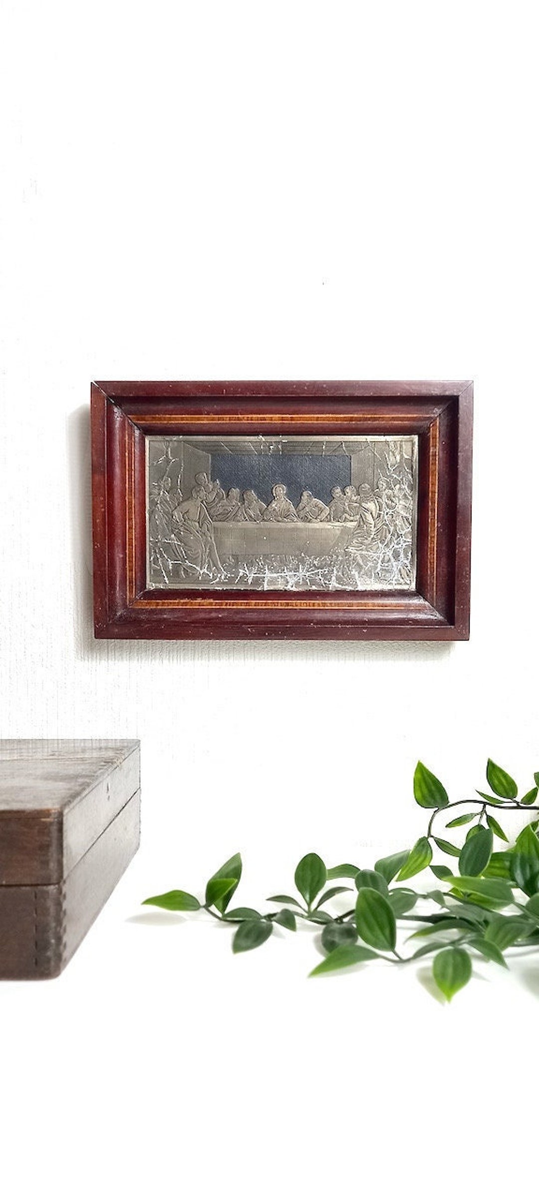 Last Supper Art Vintage Catholic Metal Art Jesus & - Etsy