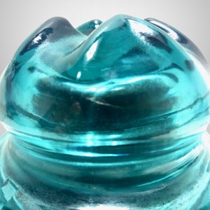 Large Sea Green Glass Pylon Insulator High Voltage Electrical Pylon ...