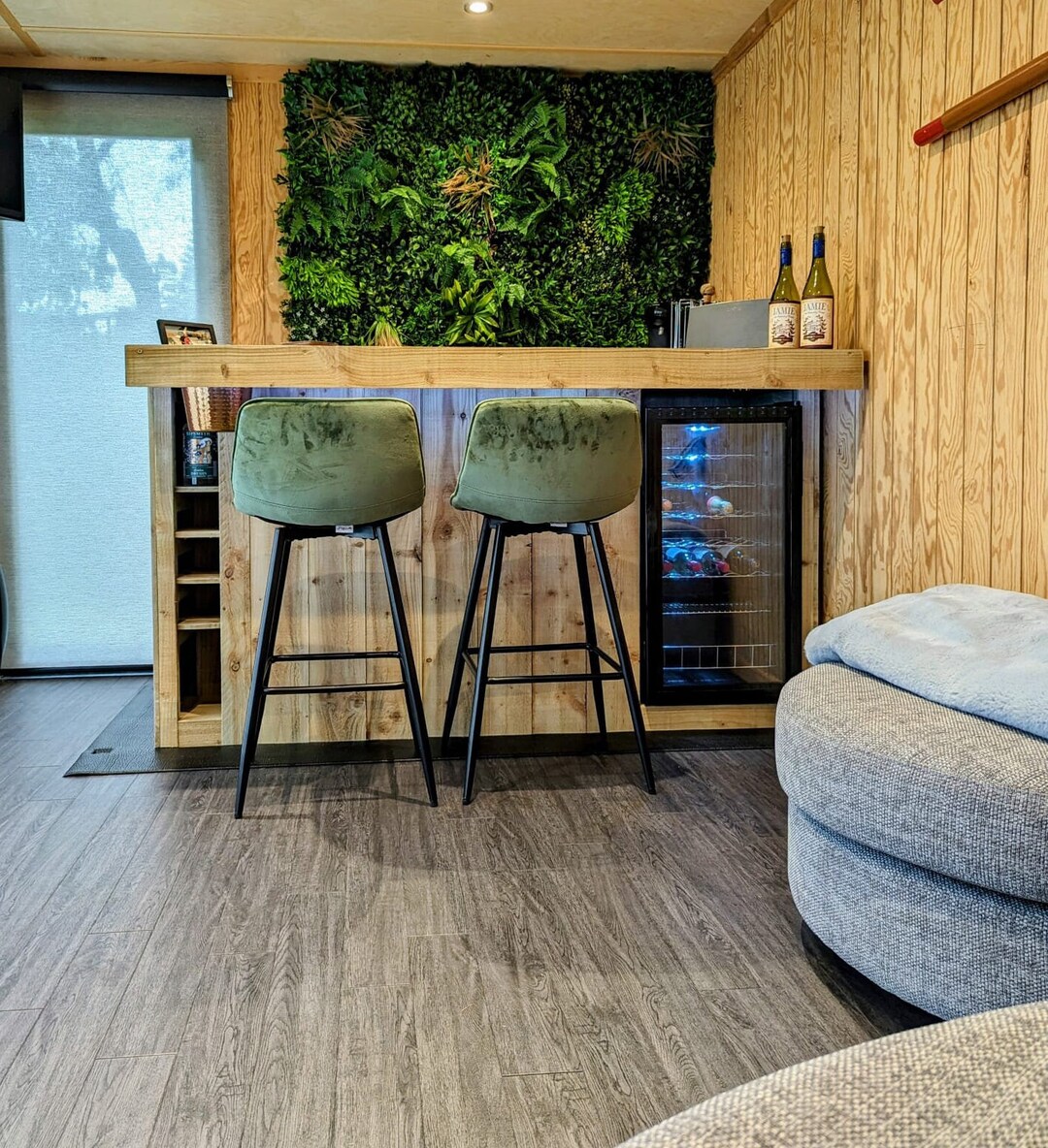 Wooden Bar- Xander XL Extra Large Fridge Bar / Bespoke Bar ,includes ...