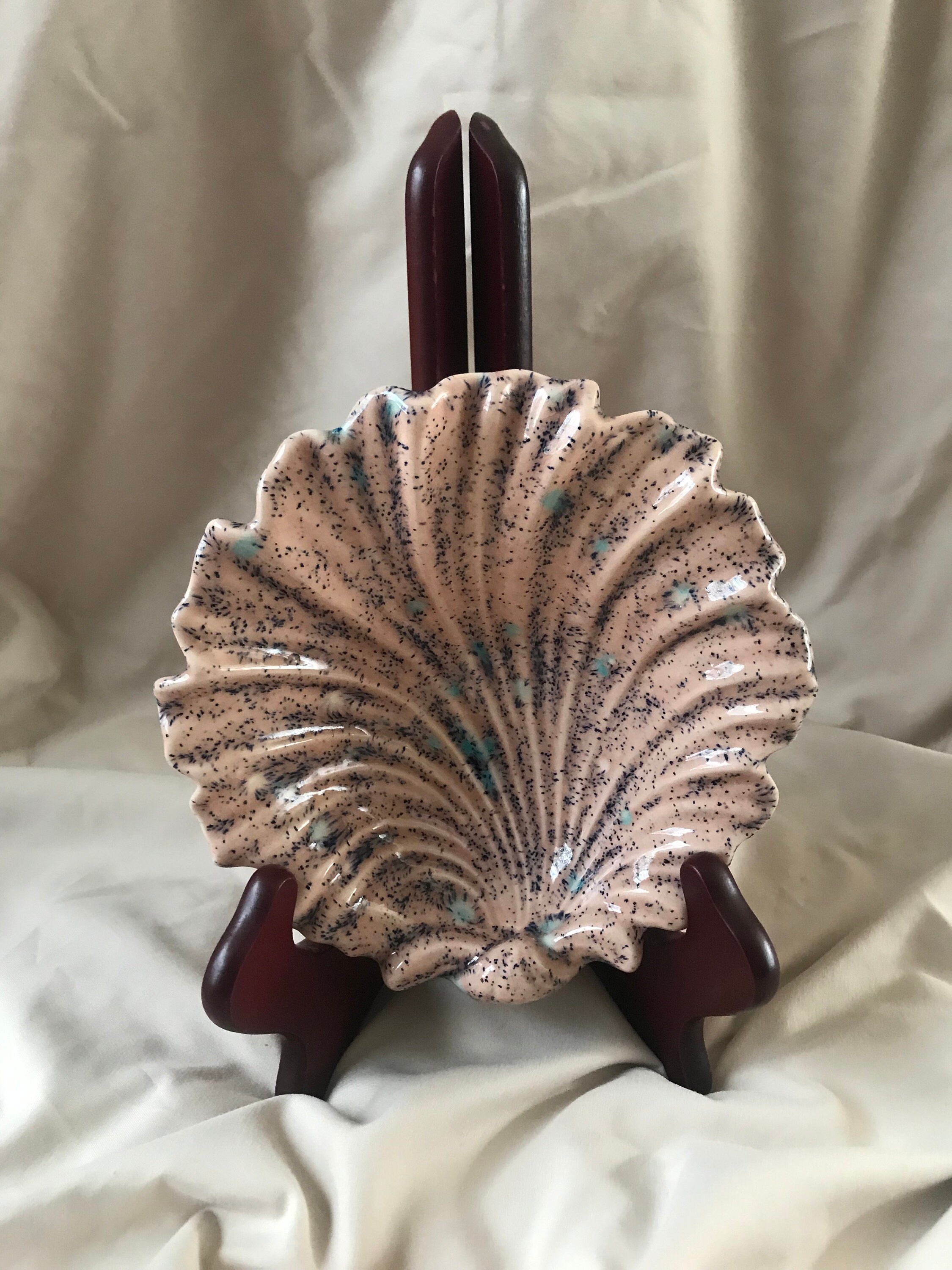 Hand Made Ceramic Sea Shell Home Decor Signed By Artist | Etsy