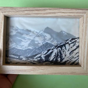 Framed Tracing Paper Nature Landscapes - Etsy