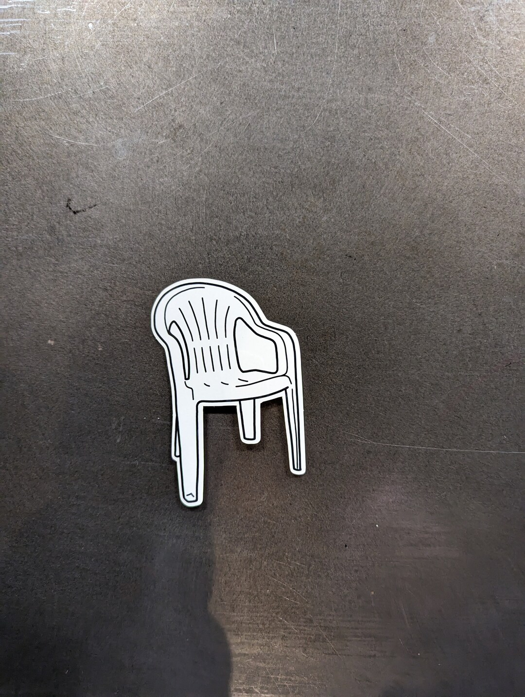 Lawn Chair Sticker White Plastic Chair Ftw Yard Camping Trailer Sticker ...