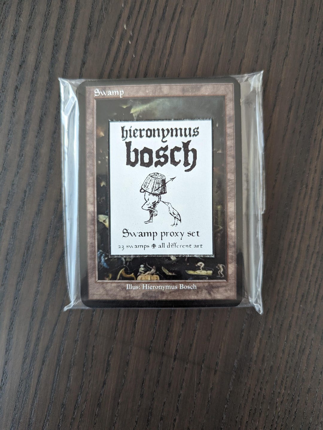 MTG Hieronymus Bosch Renaissance Art Painting Swamp Mana Land Proxy Set ...