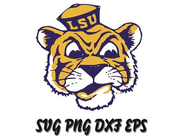 Lsu silhouette file | Etsy