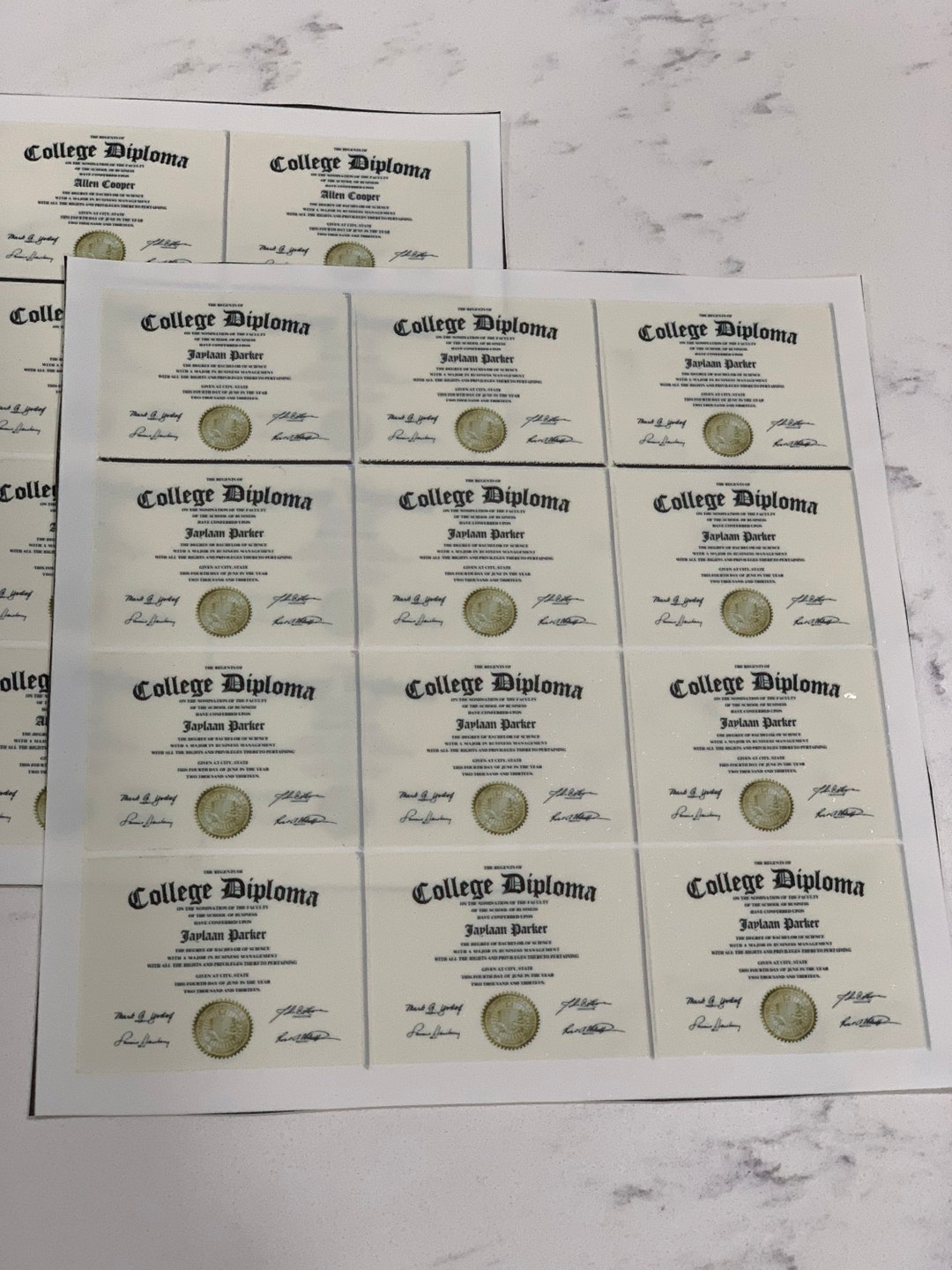 Edible College Degree or Edible High School Diploma - Etsy