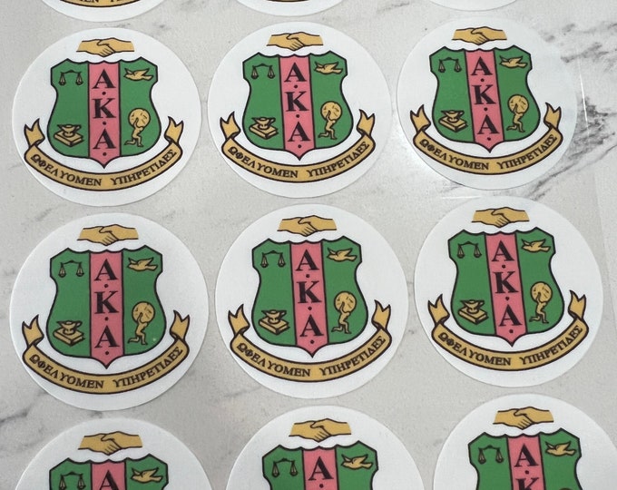 Alpha Kappa Alpha Sorority AKA Cookies - Etsy