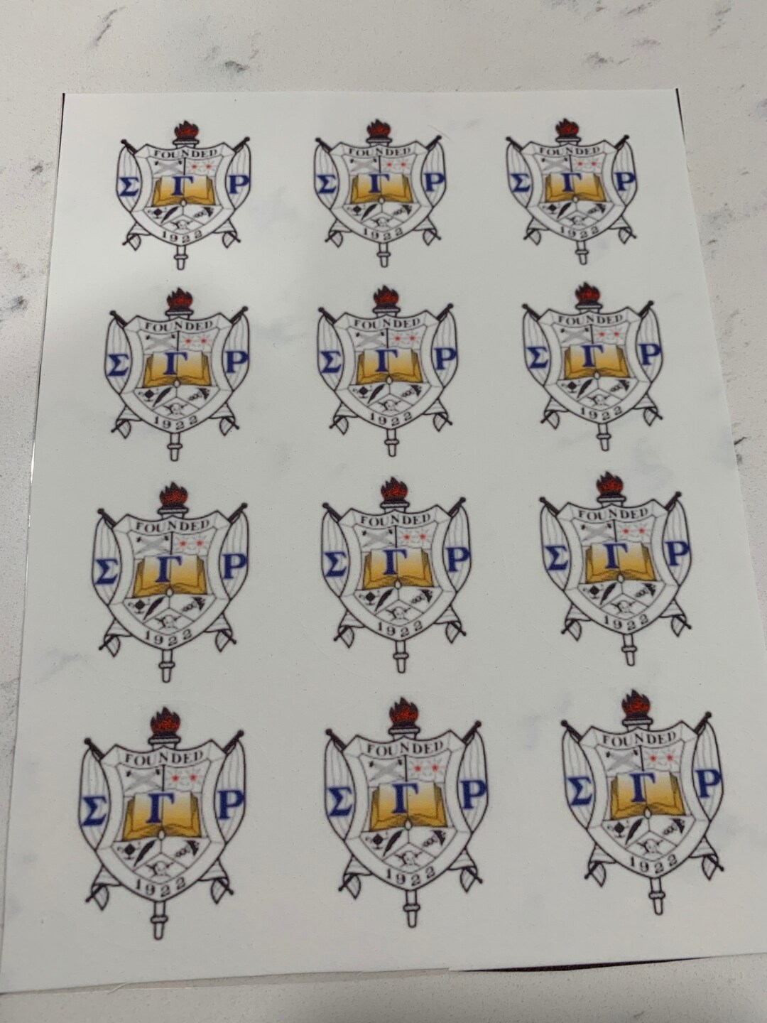 Sigma Gamma Rho Sorority Edible Images - Etsy