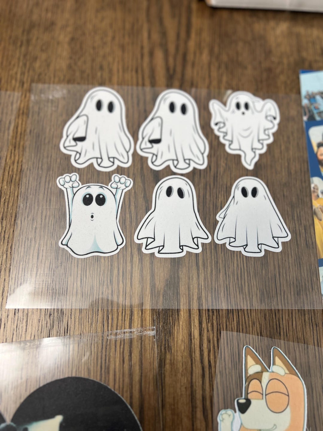 Cute Ghost Halloween Edible Images Cupcakes/ Cookies - Etsy