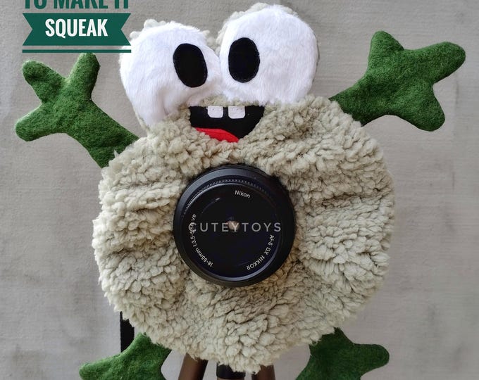 Plush Frog Toy Shutter Hugger Wrap for Camera Photographer's Tools With ...